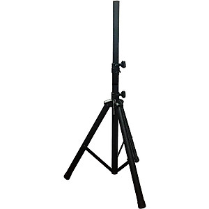 Alphasonik PRO Universal Adjustable Height DJ PA Speaker Tripod Stand Constructed with Heavy Duty Durable Steel Tubing for Strength Security and Light Weight for Easy Mobility Safety PIN, Screw Locks