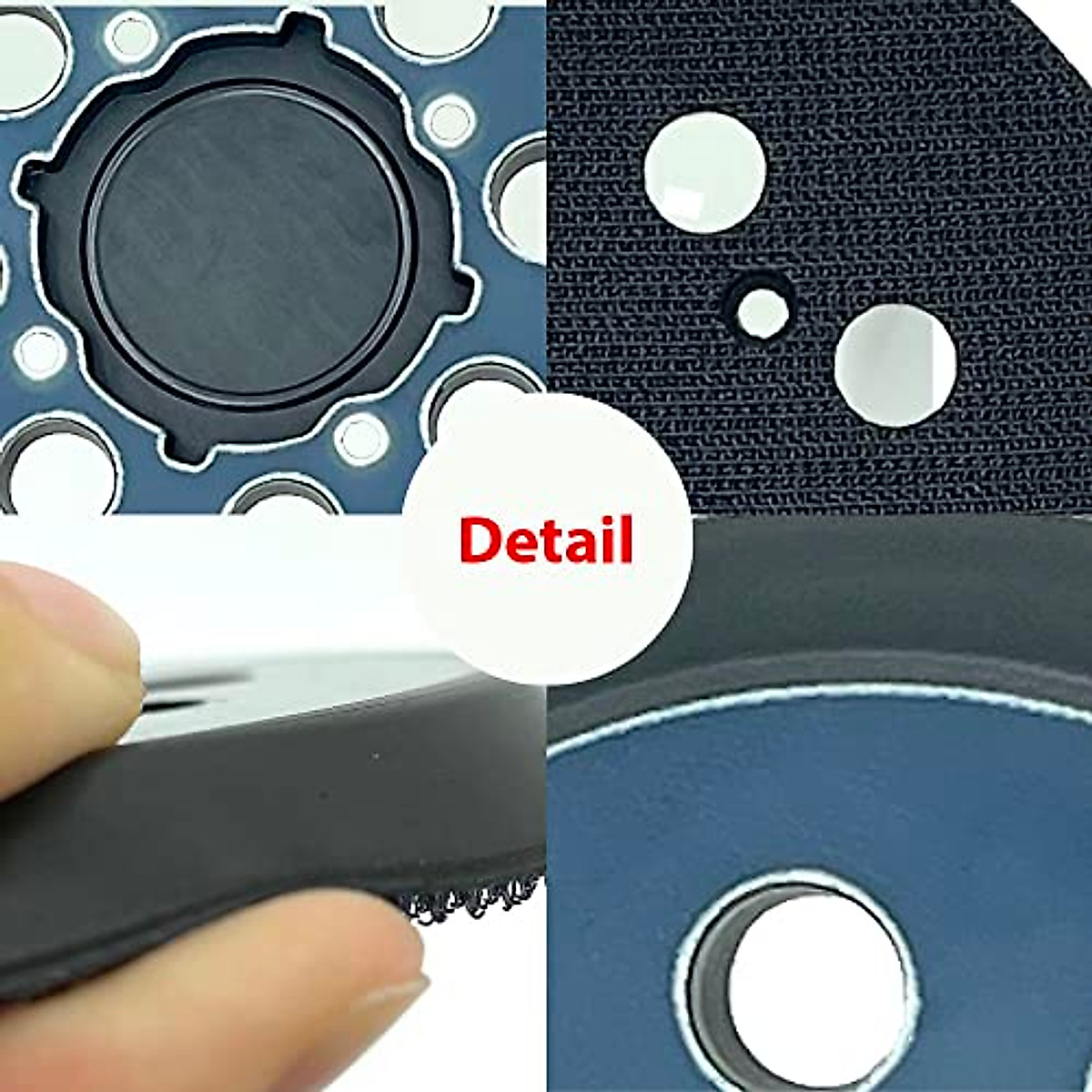 HVAKHVA 2 PCS Replacement Sanding Pads for Dewalt, Orbital Sander Backing Pad Applied to DWE6421 /6421-B2 /6421-B3 /6421-BR/ 6421K/6423K