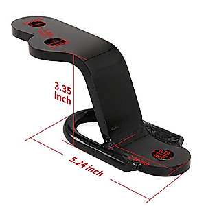 NIXFACE Heavy Duty ATV/UTV Three-Way Hitch ATV Attachments