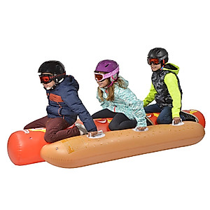 Wham-O Snowboogie Hot Dog Tube 93 Inch Winter Sports Snow Tube