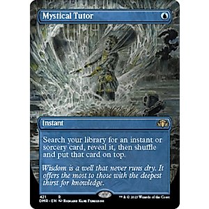 Magic: the Gathering - Mystical Tutor (421) - Borderless - Dominaria Remastered