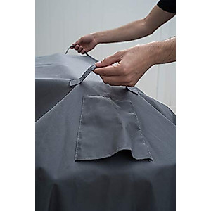 Patio King Grill Cover Replacement for Camp Chef Woodwind, SmokePro, All 24-Inch Pellet Grills - Upgraded Heavy Duty, Ultra-Durable, All-Weather Pellet Grill Cover - Charcoal Gray