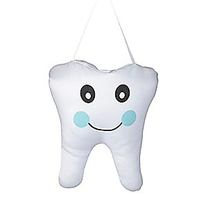 Lillian Rose Tooth Fairy Hanging Pillow, Blue, 6.75x7.5 Inch (Pack of 1)