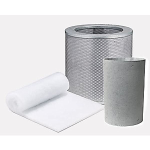 C600 replacement filter BUNDLE: Prefilter + 26 lbs Carbon Filter + HEPA Barrier filter cloth and frame
