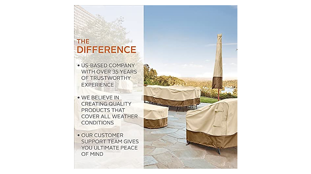 Veranda 72" A-Frame Swing Cover - Weather-Resistant Protection