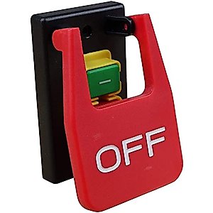 POWERTEC 71577 230V Magnetic Paddle Switch, 1-1/2 HP, fits Table Saw, Router Table, Drill Press, Bench Saw, Band Saw
