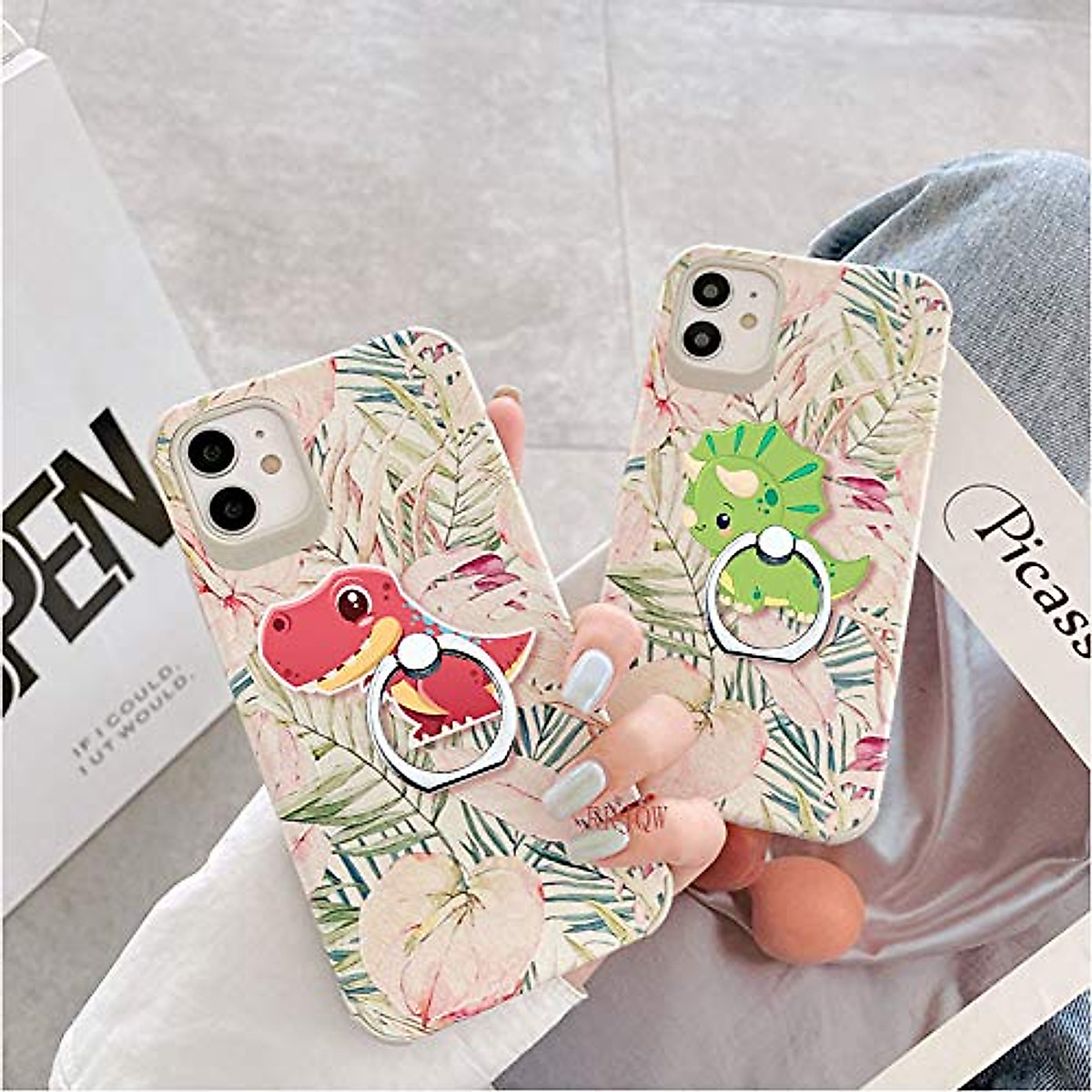 Phone Ring Holder Stand,Dinosaur Phone Ring Stand Holder 360 Rotation Finger Ring Grip Stand for Cellphones,Smartphones and Tablets(2 Pack Dinosaur Phone Ring Stand)