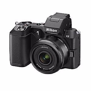 Nikon DSLR Nikon 1 V2 Double lens kit Black N1V2WLKBK - International Version (No Warranty)