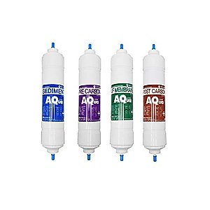 4EA Economy Replacement Water Filter Set for Lotte : LFP-400P/LFW-100/LFW-30L/LFP-2000S/LFP-500H - 10 microns