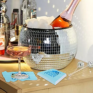 KARAQY 20 Pack Dancing Queen Party Napkins, 3-Ply Disposable Napkins for Birthday Party, Holiday Party, Bridal Shower, Mamma Mia Party and Disco Party