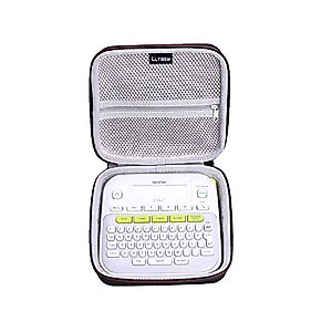 LTGEM Hard Protective Carrying Case for Brother P-Touch PTD210/PTD220 Label Maker - Travel Protective Carrying Storage Bag