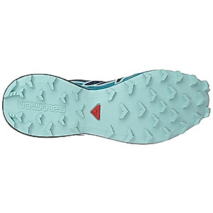 Salomon Women's Speedcross 4 W Trail Running Shoe, Poseidon/Eggshell Blue/Black, 8.5 M US