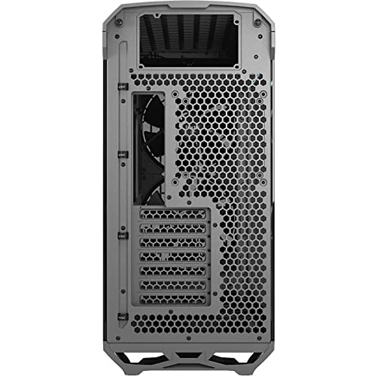 Fractal Design Torrent Gray - Ligth Tint Tempered Glass Side Panel - Open Grille for Maximum air Intake - Two 180mm PWM and Three 140mm Fans Included - Type C - ATX Airflow Mid Tower PC Gaming Case