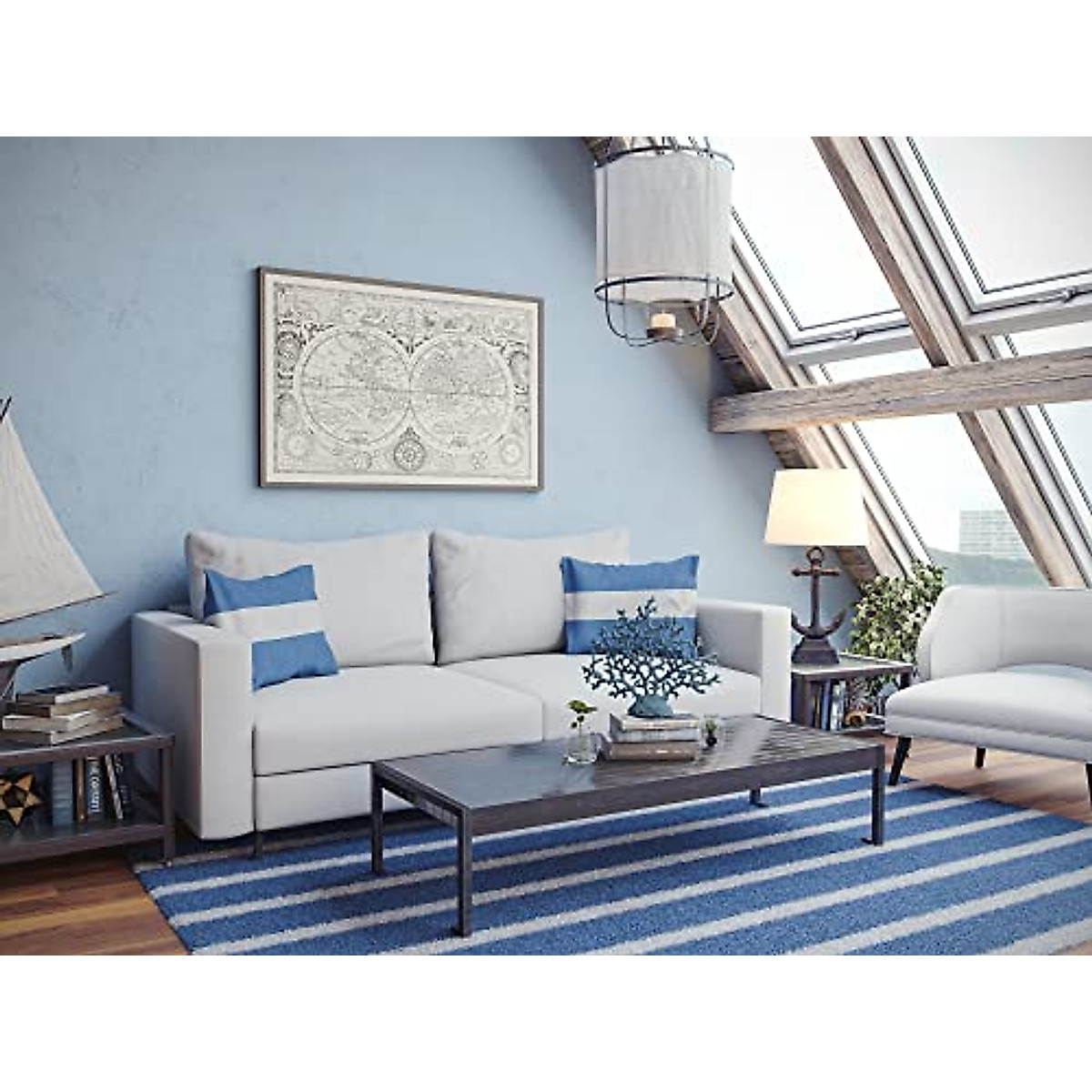 Kenroy Home 32297WBZ Aweigh Table Lamps, Medium, Weathered Bronze