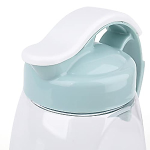 Frcctre 2 Pack Plastic Water Pitcher with Lid, 74 Oz Clear Airtight Beverage Pitcher Juice Container Water Carafe Fridge Jug for Juice, Coffee, Iced Tea, Lemonade, Heat Resistant & Shatter-proof