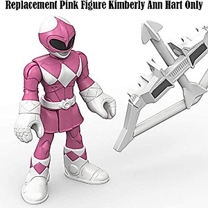 Replacement Figure for Imaginext Power Rangers Playset DFX60 - Pink Ranger and Pterodactyl Zord ~ Replacement Pink Figure Kimberly Ann Hart