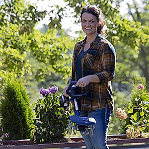 Fusion Drill-Powered Cultivator, Adjustable Tilling Width Up To 8”, Tilling Depth Up To 5.5”, Compatible With Most Cordless Drills, Adjustable Length, Model: 33061