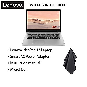 Lenovo IdeaPad 3 Laptop, 17.3" HD+ Display, AMD Ryzen 5 4500U 6-Core Processor (Beats i7-1185G7), AMD Radeon Graphics, 20GB RAM, 512GB PCIe SSD, Fingerprint, Long Battery Life, Win 10 (Latest Model)