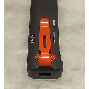 Orange Pocket Clip & Torx Screws For Streamlight Wedge 88810 88811 Flashlight