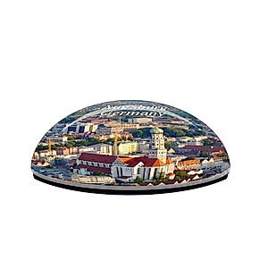 Augsburg Skyline Germany Magnet Travel Souvenir 3D Crystal Glass Collection Gift Fridge Refrigerator Magnet