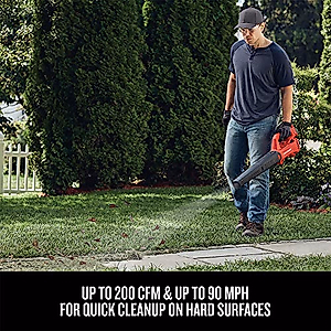 CRAFTSMAN 20V MAX Cordless Leaf Blower Kit with Battery & Charger Included (CMCBL710D1)