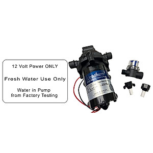Class A Customs | 10 Gallon RV Concession Fresh Water Tank with 12 Volt Water Pump | T-1000-PUMP
