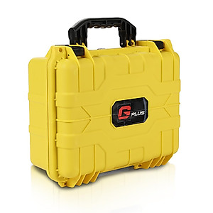 G-PLUS Graded Card Storage Box Compatible with BGS PSA SGC FGS Weatherproof Graded Sports Trading Cards(Large, Orange & Yellow)