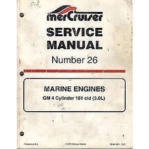 1998 MERCURY MERCRUISER # 26 MARINE ENGINES GM 4 CYLINDER SERVICE MANUAL (113)