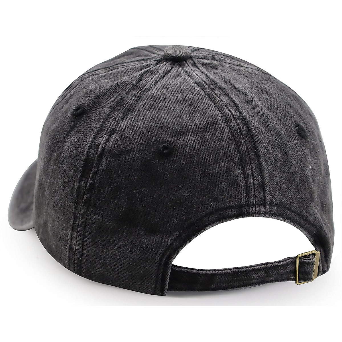 Vintage 60th Birthday Gifts Baseball Cap, Funny Embroidered Adjustable Washed Cotton Hats for Men Women Black