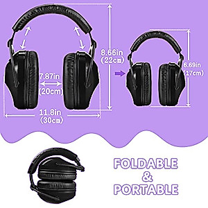 ZOHAN Kids Ear Protection 3 Pack,Kids Noise Canceling Headphone for Concerts, Monster Truck, Fireworks