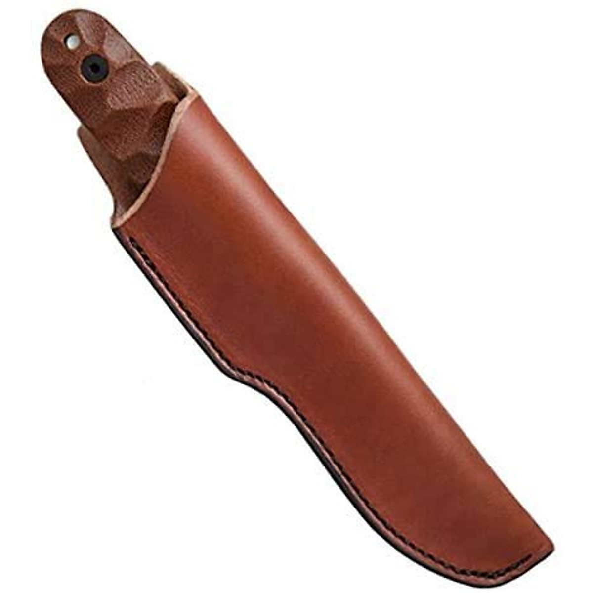 ESEE PR4 Fixed Blade Survival Knife, Black Oxide Finish, Leather Sheath