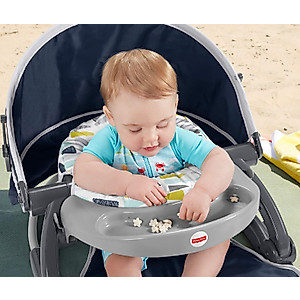 Fisher-Price GNG37 On The Go Sit Me Up Floor Seat, Citron Wedges