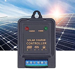 6V 12V 3A 3 Stage PWM Solar Charge Controller, Adjustment Charging Mode Solar Battery Regulator Panel Battery Discharge Regulator for Light Lamp