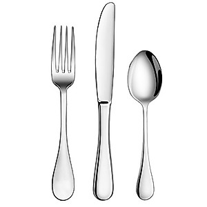 Artaste 59380 Rain 18/10 Stainless Steel Flatware 36-Piece set, Service of 12