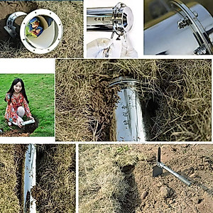 Kodeqian Time Capsule Anti-Corrosion Waterproof 304 Stainless Steel Capsule Container Durable for Granddaughter Future Graduation Gifts (16.3 Inch)