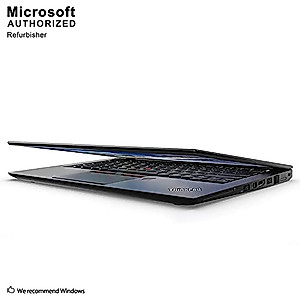 Lenovo ThinkPad T460s 14inch Notebook Intel Core I7-6600U up to 3.4G,Webcam,1920x1080,12G DDR4,256G SSD,USB 3.0,HDMI,Win 10 Pro 64 Bit,Multi-Language Support English, Spanish (Renewed)