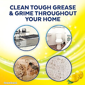 LYSOL All-Purpose Cleaner, Sanitizing and Disinfecting Spray, To Clean and Deodorize, Lemon Breeze Scent, 32oz, Pack of 2