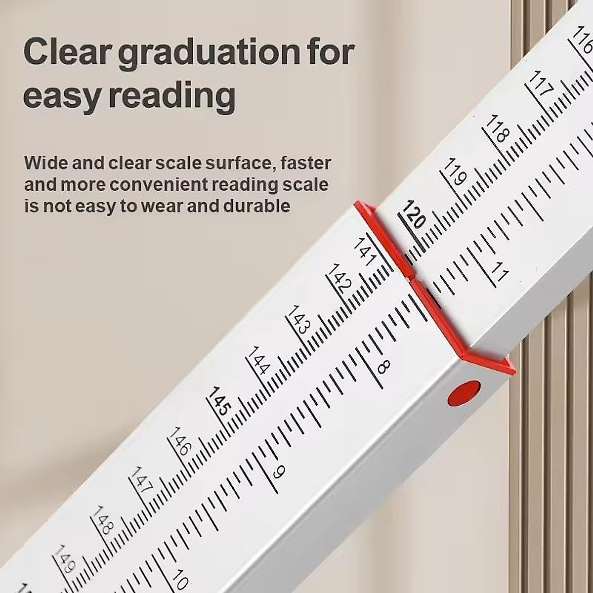 SIKE Wall Mounted Stadiometer Professional Aluminum Telescopic Height Measuring Rod 24-82 inch, 2024.07 New