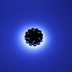 YIJO Fidget Spinners, Metal Fidget Toys, Silver Fidget Spinners for Kids and Adults Named Shadow Silver Could Glow in The Dark