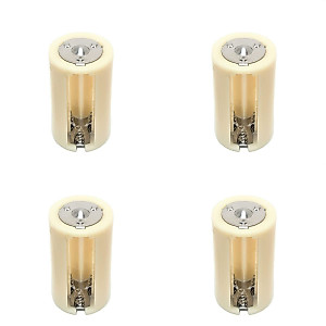DSLRKIT 3AA(LR6) to D Size Parallel Battery Convertor Adapter Holder (Pack of 4)