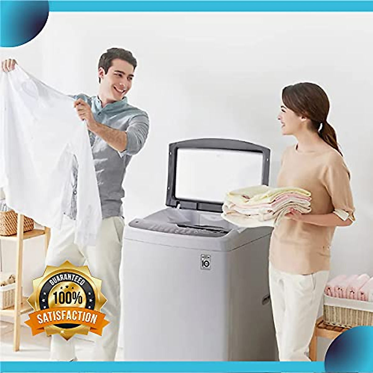 “Y” Mixer Hose, Mix Hot and Cold Water, 1ft Washer Braided Rubber Inlet Hose ¾” with Brass Couplings