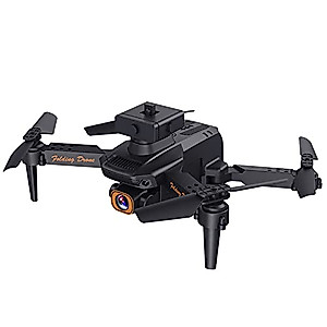 Mini Drone with 1080p Dual HD Camera, Foldable Quadcopter HD Camera Remote Control Toys Gifts for Beginner with Altitude Hold Headless Mode One Key Start Aircraft