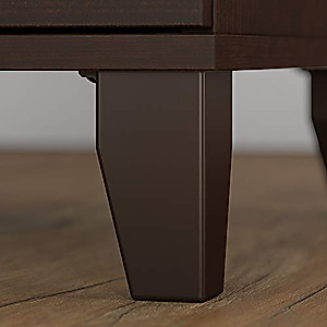 Bush Furniture Somerset 60W Office Desk with Lateral File Cabinet and 5 Shelf Bookcase