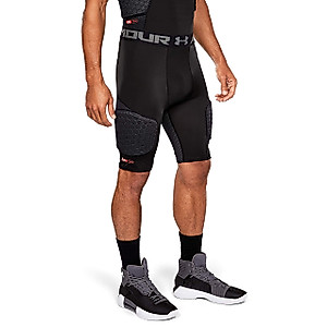 Under Armour Gameday Armour 3-Pad Short Bball-BLK,MD