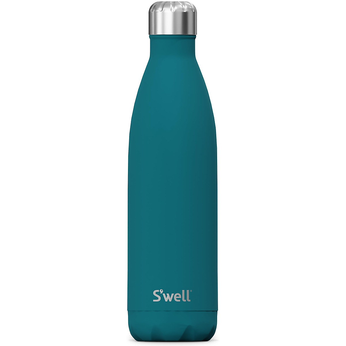 S'well Stainless Steel Water Bottle, 25oz, Peacock Blue, Triple Layered Vacuum Insulated Containers Keeps Drinks Cold for 48 Hours and Hot for 24, BPA Free, Perfect for On the Go