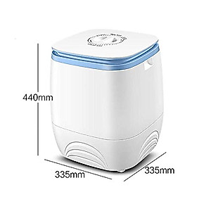 ZLXDP Mini Wash Machine Semi-Automatic Single-Barrel Washer Prevent Winding Wheel Laundry Product