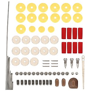 Flute maintenance tools kits,Practical DIY Repair Maintenance Kit Set Musical Instrument Parts Accessories for Flute, suitable for flute lovers