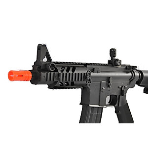 Airgunplace Full & Semi Auto Electric Airsoft Gun M4 Style AEG Black Color Battery & Charger Included