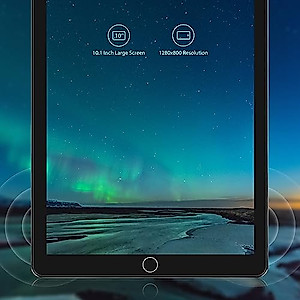 YOTOPT 10 Inch Android 3G Phone Tablets, 32GB ROM, 256GB Expand, Dual Sim Card, Quad Core, WiFi, Bluetooth, GPS, FM, Dual Camera, IPS HD Touch Screen, Support 3G Phone Call Tableta (Black)