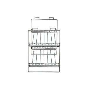 Household Essentials Stackable Two-Tier Shoe Rack, Chrome